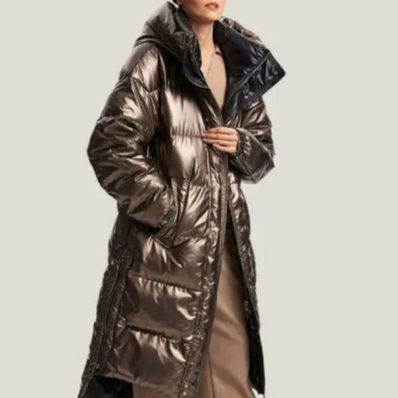 Gentle Herd | Jackets & Coats | Nwt Gentle Herd Puffer Trench Coat Med ...